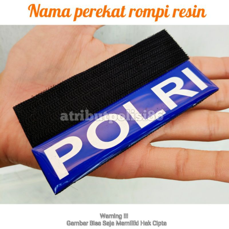 Jual Nama rompi - nama jaket - pake perekat - nama resin | Shopee Indonesia