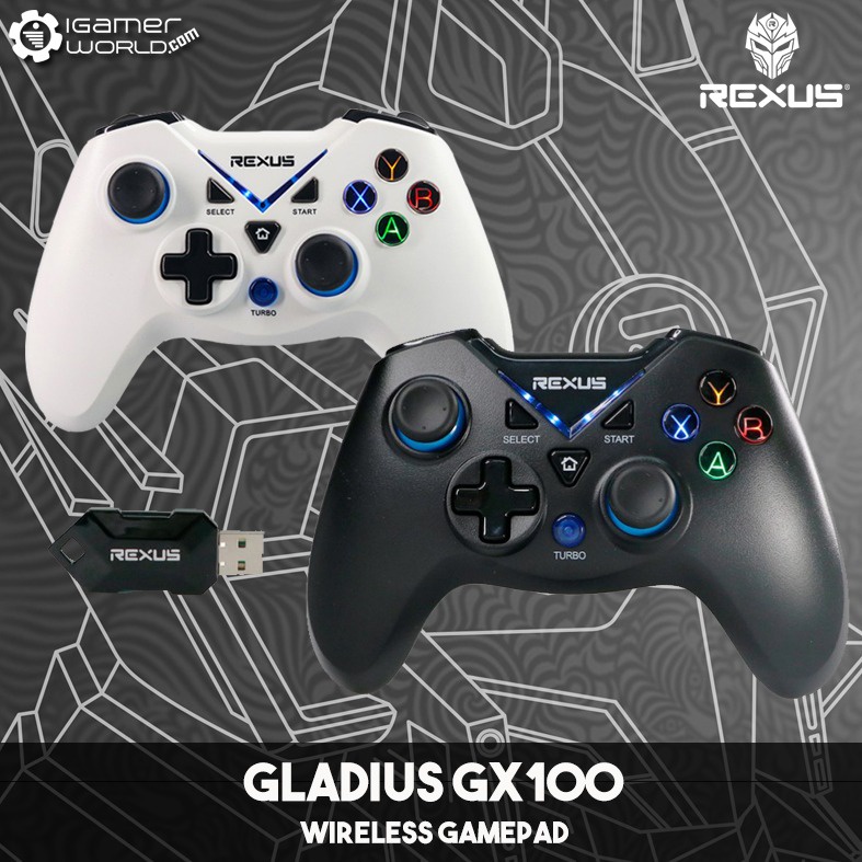 Jual Rexus Gladius GX100 Wireless Gamepad / Joystick Controller ...