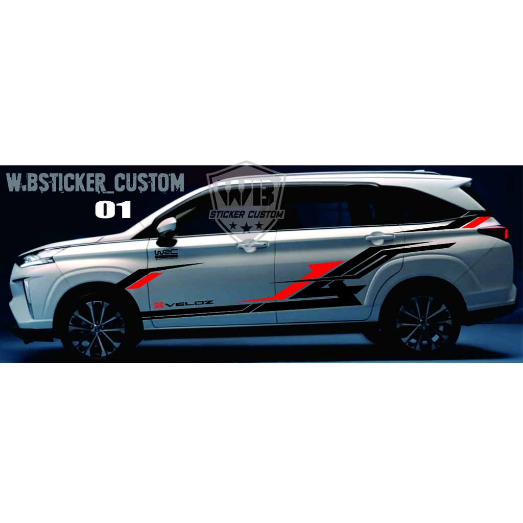 Jual STICKER BODY SAMPING CUTTNG STICKER ALL NEW VELOZ ALL NEW AVANZA ...