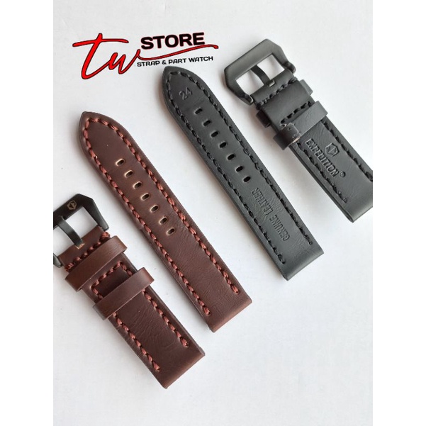 Jual Tali jam tangan kulit premium tali jam EXPEDITION kulit premium ...