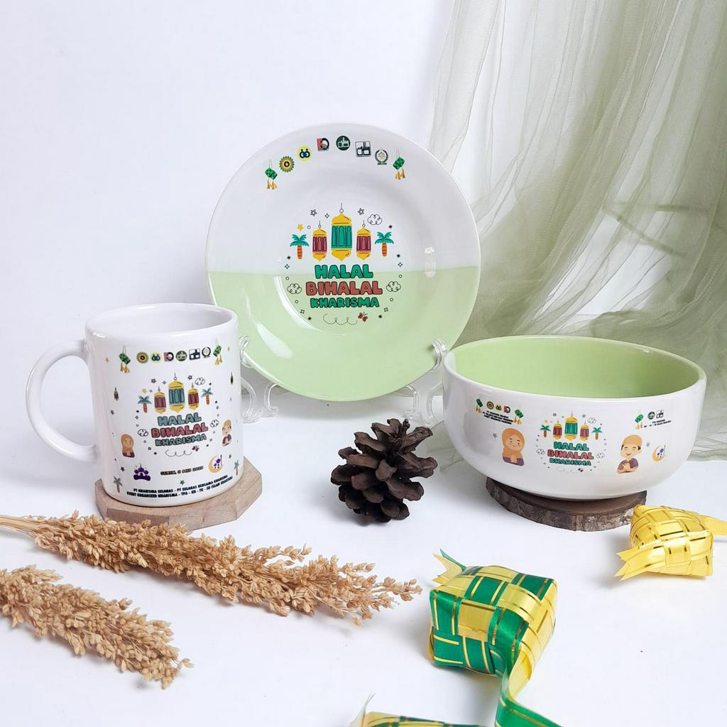 Jual Custom Mug Mangkok Piring Two Tone Hadiah Kado Ultah Anniversary ...