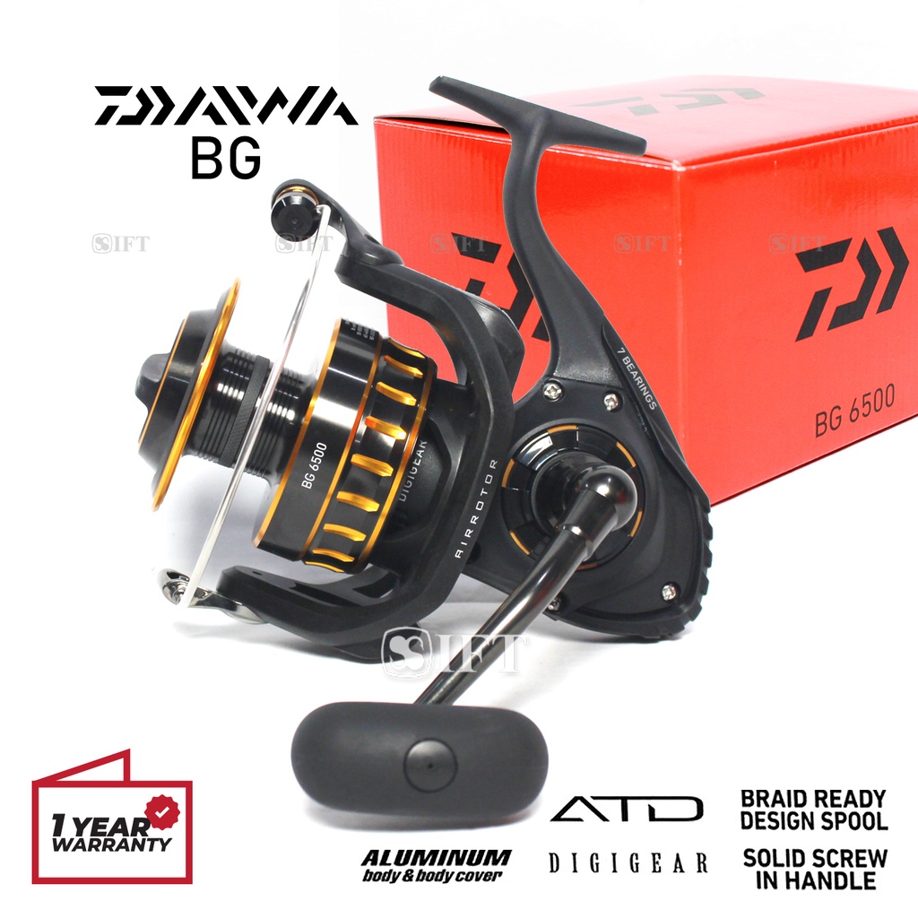 Jual Reel DAIWA BG | Power Handle | 1500 s/d 6500 | Kolam Sungai Laut ...