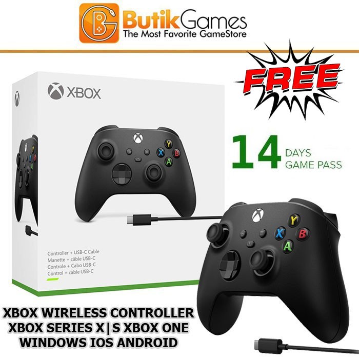 Jual Stick Xbox One Wireless Controller + Cable for Windows ORIGINAL ...