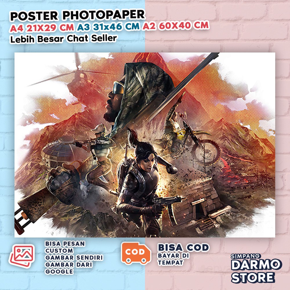 Jual Poster PUBG Game Hiasan Dinding Gaming Gamer Pabji Gem PC Android ...