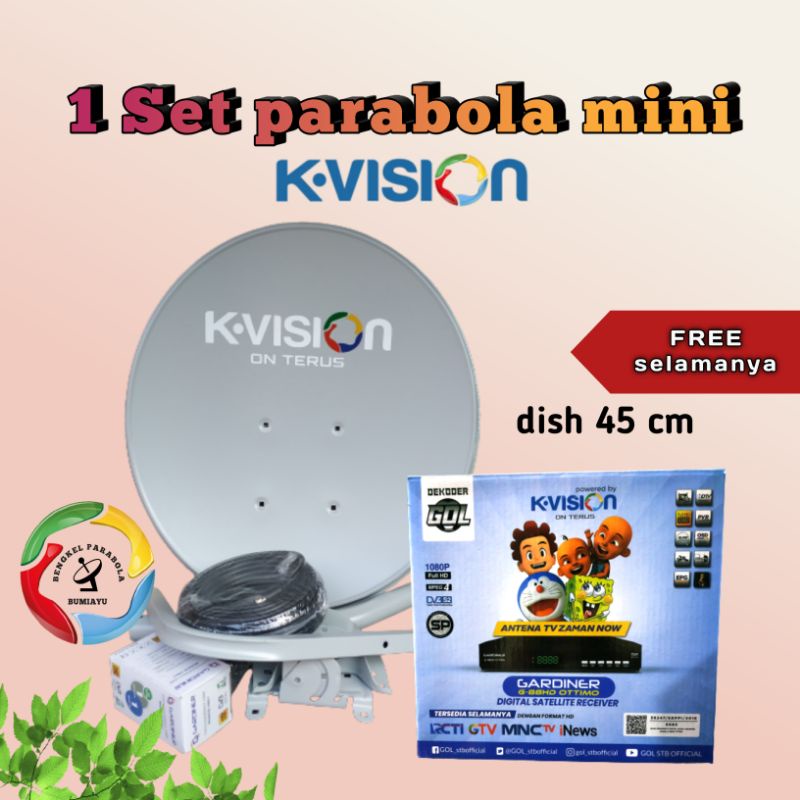 Jual Parabola mini k vision 45 cm | Shopee Indonesia