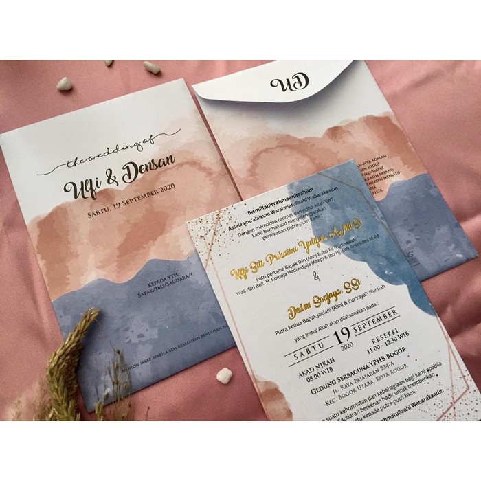 Jual Undangan Pernikahan Hard Cover Amplop / Undangan Pernikahan ...