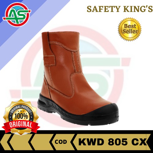 Jual Sepatu Safety King's kwd 805 CX coklat Original / Safety shoes kwd ...