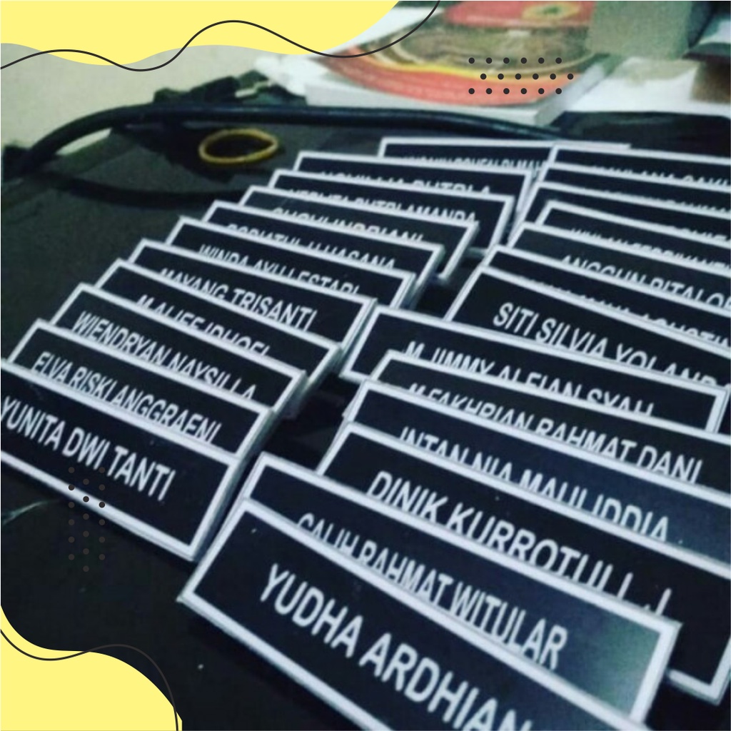 Jual Nametag Akrilik | Papan Nama Dada | Shopee Indonesia