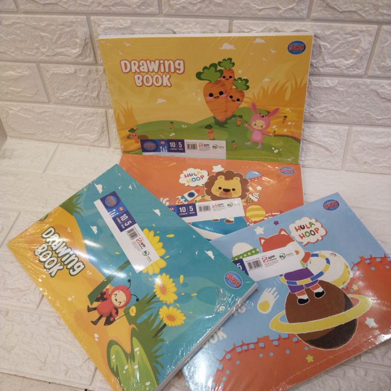 Jual Buku gambar DODO A4/ Drawing Book 1 pack isi 10 Buku | Shopee ...