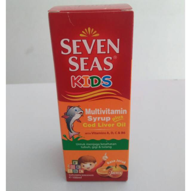 Jual Seven Seas Kids Multivitamin syrup 100ml | Shopee Indonesia