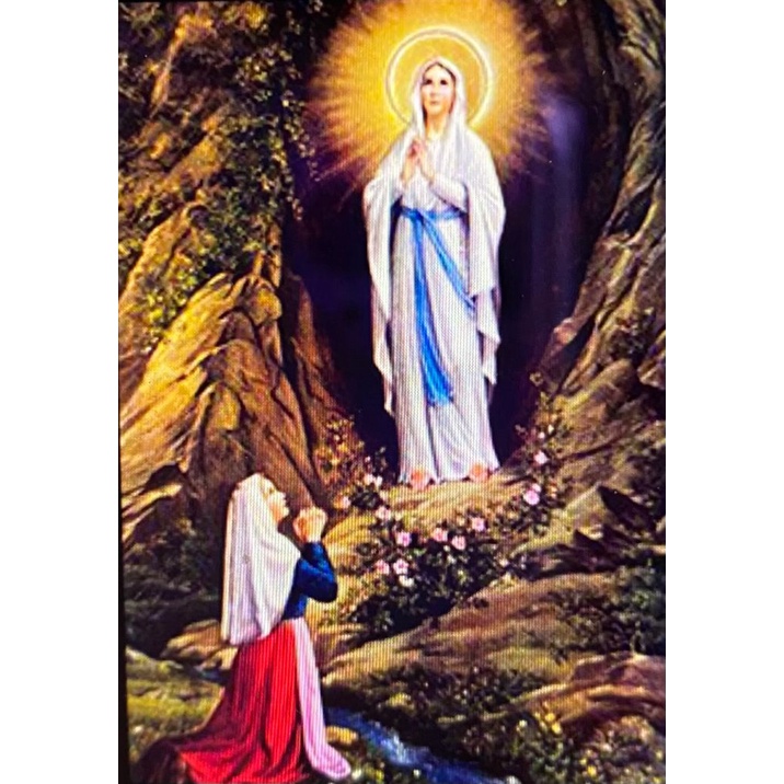 Jual LUKISAN FULL DIAMOND 5D PAINTING (DIY) BUNDA MARIA BERDOA UKURAN ...