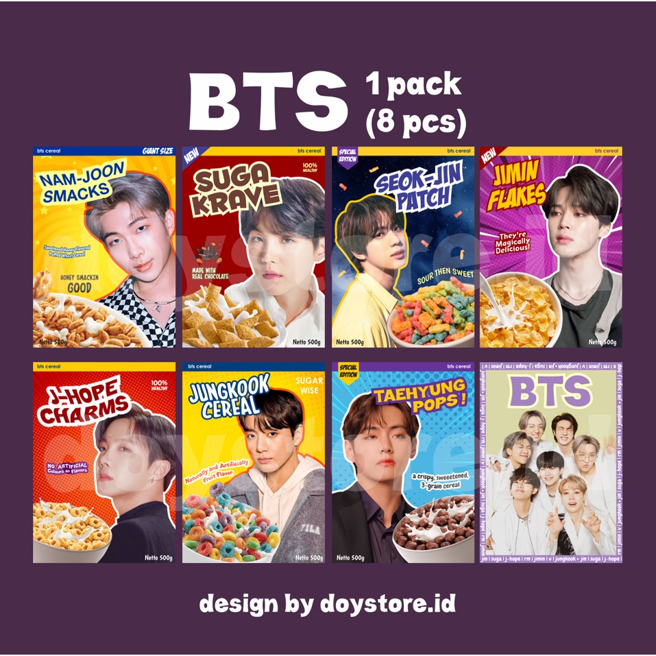 Jual Poster Dinding Aesthetic BTS Cereal | Wall Poster BTS Cereal by ...