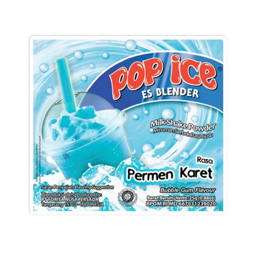 Jual MINUMAN POP ICE 25 GRAM TERLENGKAP SACHET ES BLENDER ECERAN ALL ...