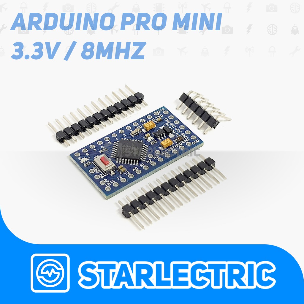 Jual ProMini ATmega328P 3.3V 8 MHz Arduino Pro Mini Arduino Compatible ...