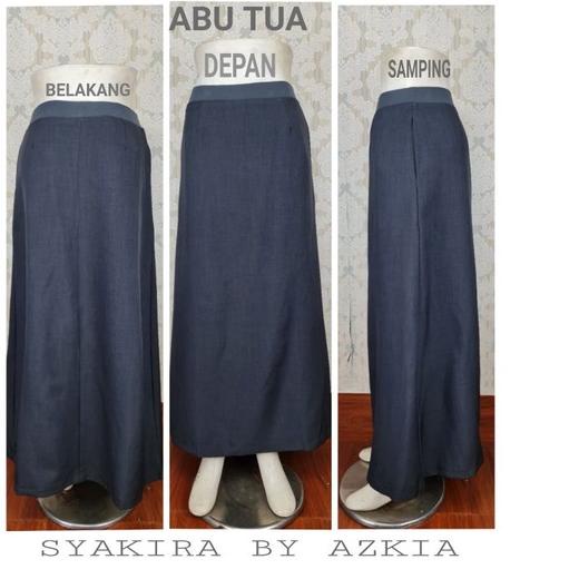 Jual Model baru - Rok A Karet Syakira Rok Kerja Panjang Letter A ...