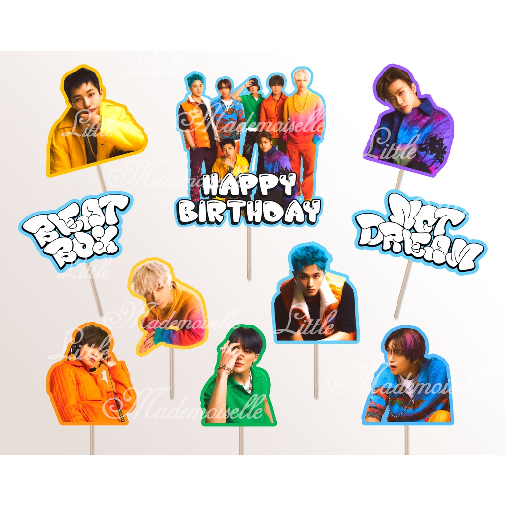 Jual NCT Dream Beat Box Cupcake Topper | Shopee Indonesia