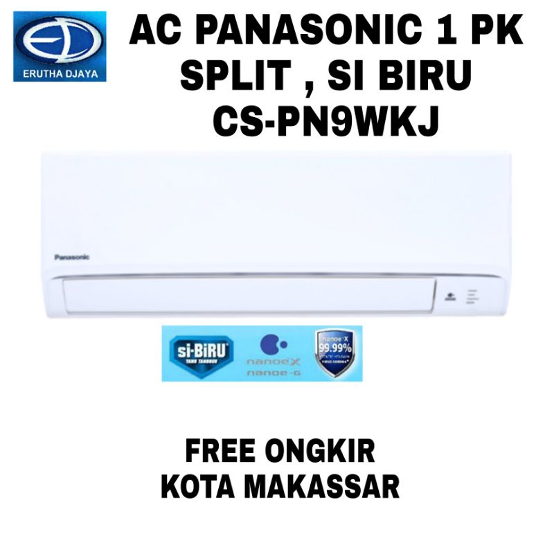 Jual PANASONIC AC 1 PK Si Biru Nanoe X PN9WKJ | Shopee Indonesia