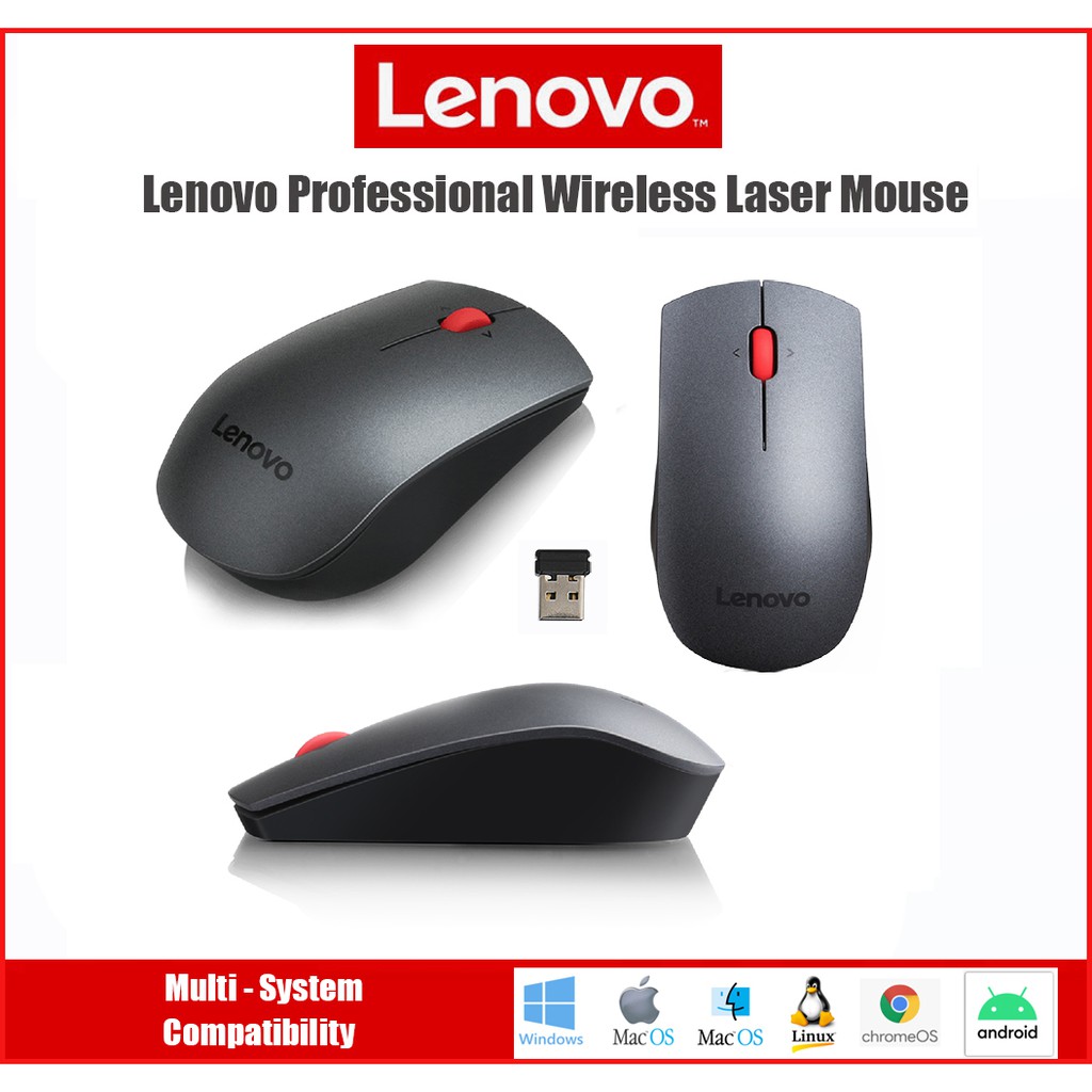 Jual Lenovo Professional Wireless Laser Mouse | Shopee Indonesia