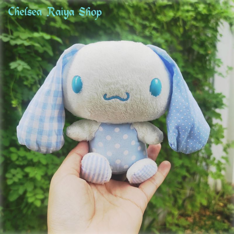 Jual Boneka Plush Karakter Sanrio Cinnamoroll Old Fashion Blue Plaid ...