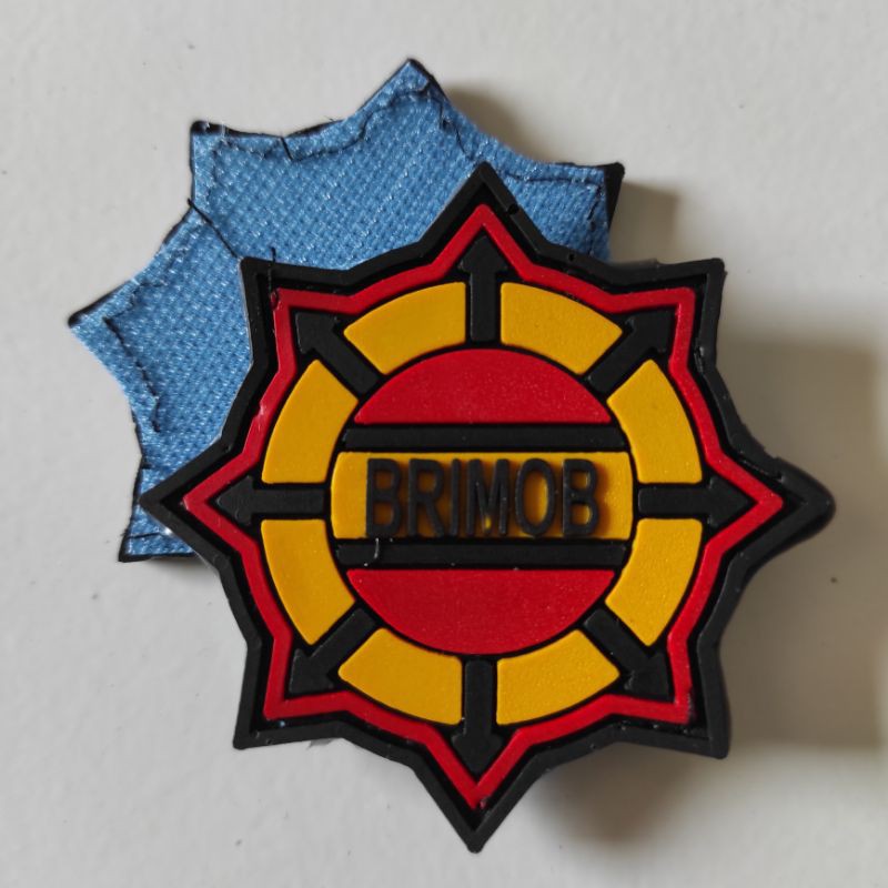 Jual PATCH RUBBER LOGO BRIMOB/TEMPELAN EMBLEM KARET VELCRO | Shopee ...