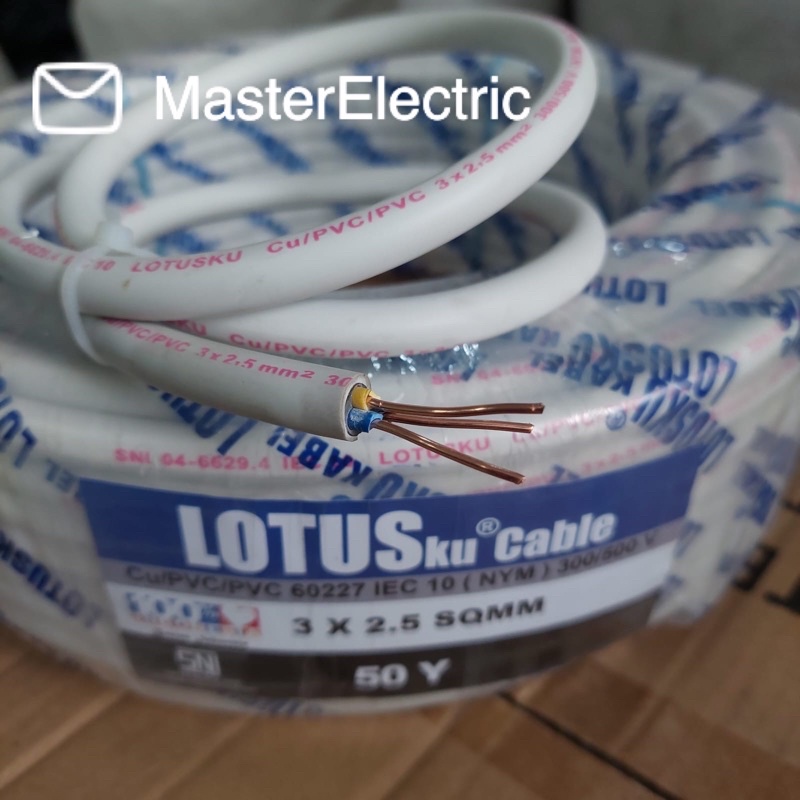 Jual KABEL KAWAT LISTRIK TEMBAGA MURNI 3x2,5mm ECER PER METER | Shopee ...