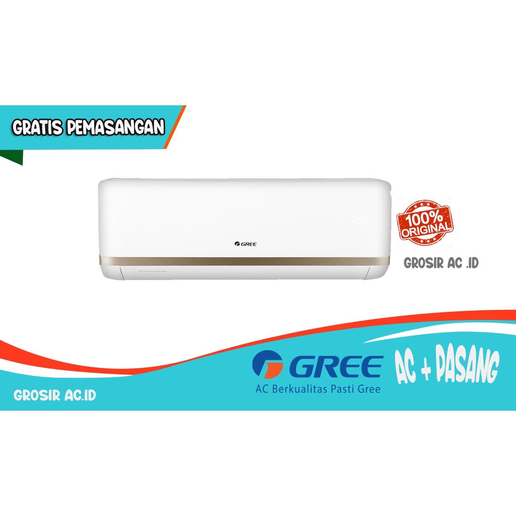 Jual Gree GWC-05MOO5 + PASANG AC Split Standard MOO 5 Series 1/2 PK ...