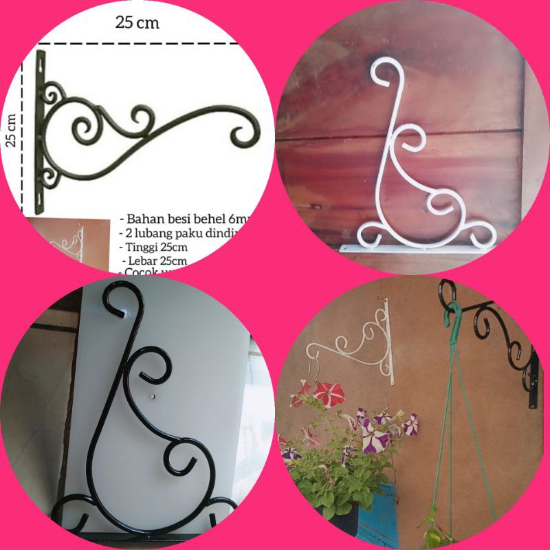 Jual STANDING POT GANTUNG gantungan pot bunga rak bunga dinding ...