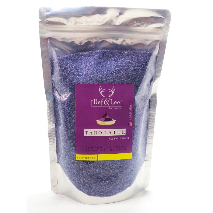 Jual Ee51F10 Taro Latte Powder Dari Ubi Jepang Asli 6ddv | Shopee Indonesia