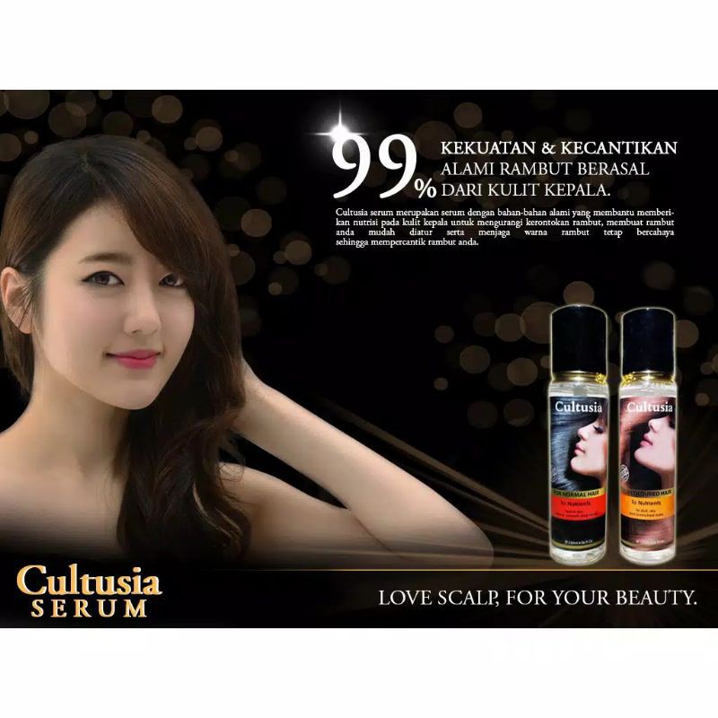 Jual cultusia vitamin rambut normal/colour 120ml | Shopee Indonesia