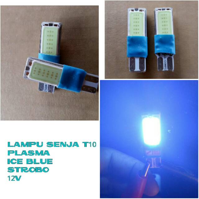 Jual Lampu Senja Led T10 Plasma Strobo Ice Blue 12V | Shopee Indonesia
