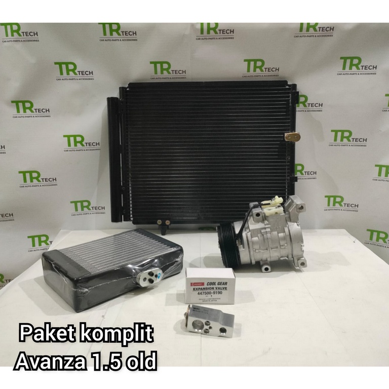 Jual paket komplit ac mobil avanza old 1.5 kondensor evap exp kompresor ...
