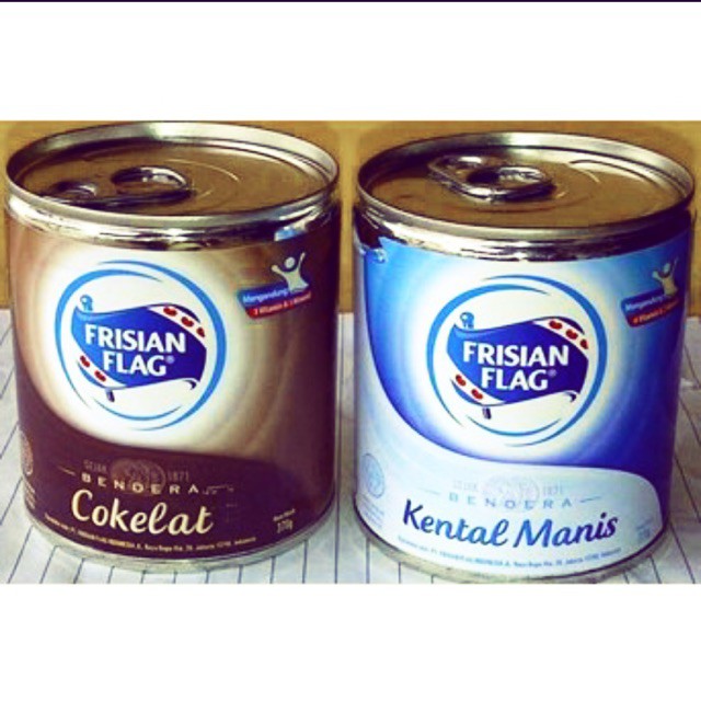 Jual Susu Bendera Kaleng Coklat | Putih 370 gram /SATUAN | Shopee Indonesia
