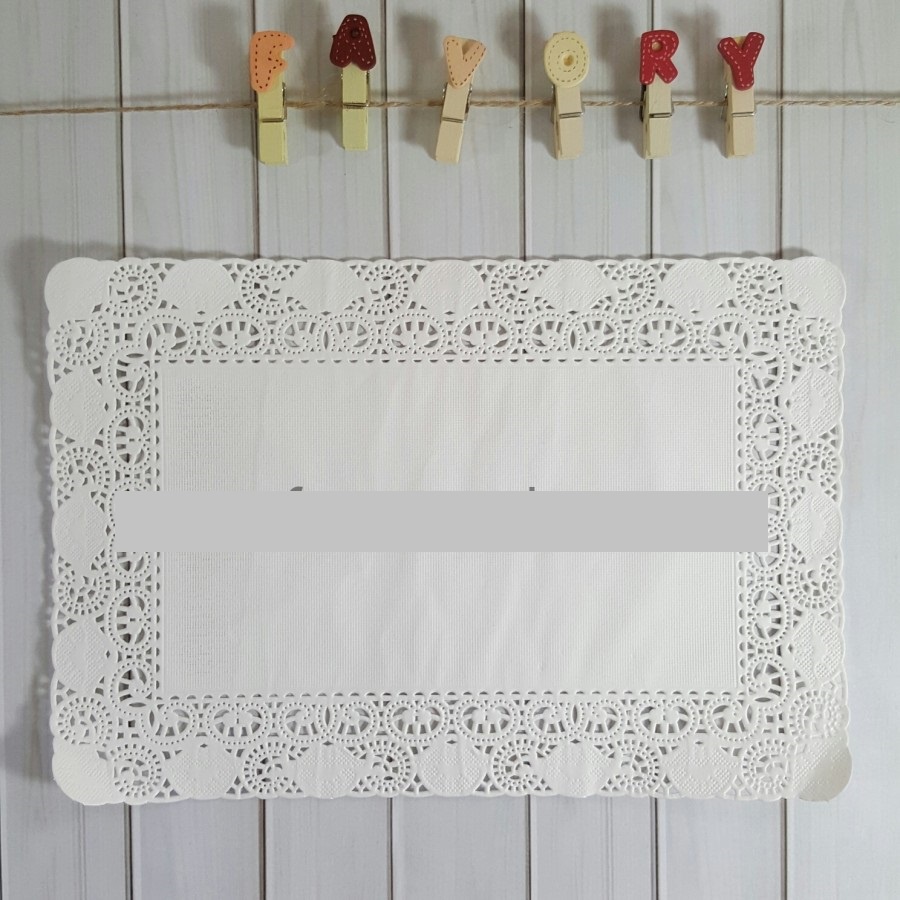 Jual Paper Lace Doilies 8 x 12 Inch Putih / Kertas Alas Renda (isi 250 ...