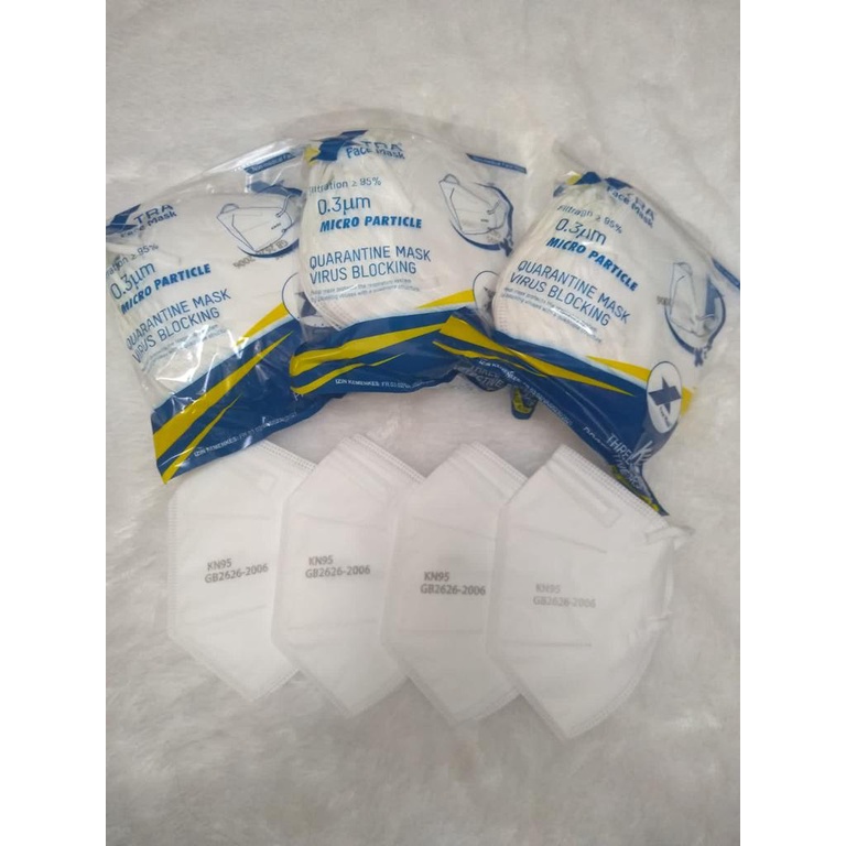 Jual Masker KN95 5 PLY face Mask KN95 Putih Harga 1Pack (10pcs ...