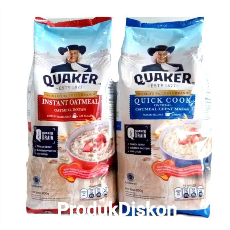 Jual QUAKER Oatmeal Instant 800GR - Makanan | Shopee Indonesia