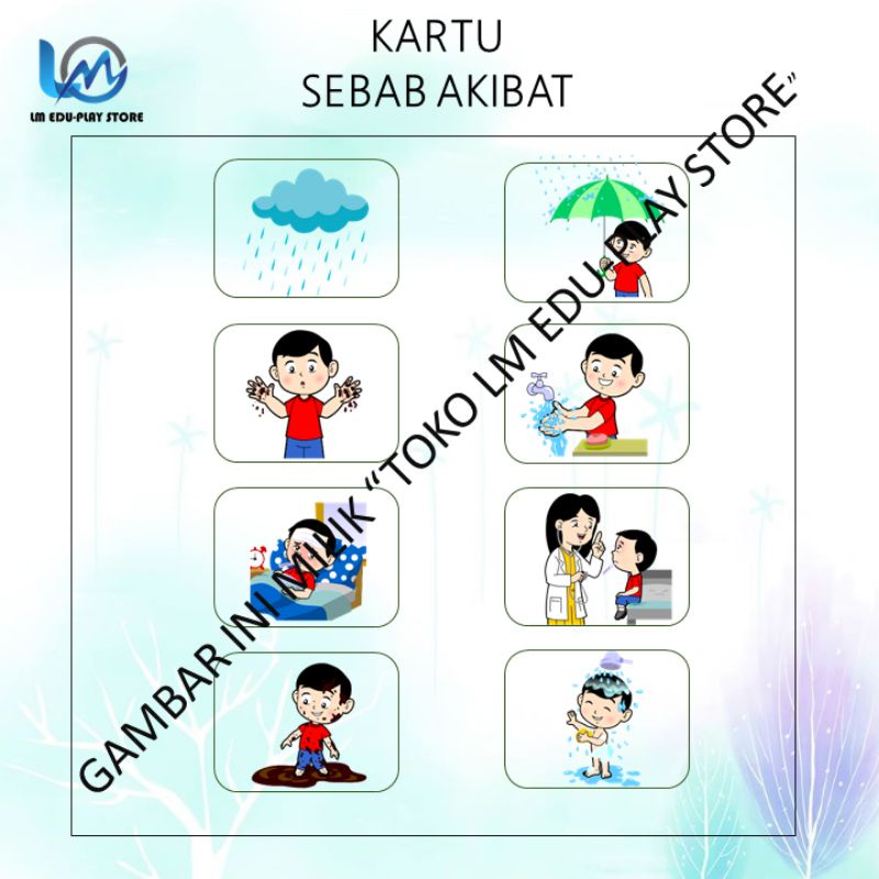 Jual Kartu Belajar Sebab Akibat | Shopee Indonesia