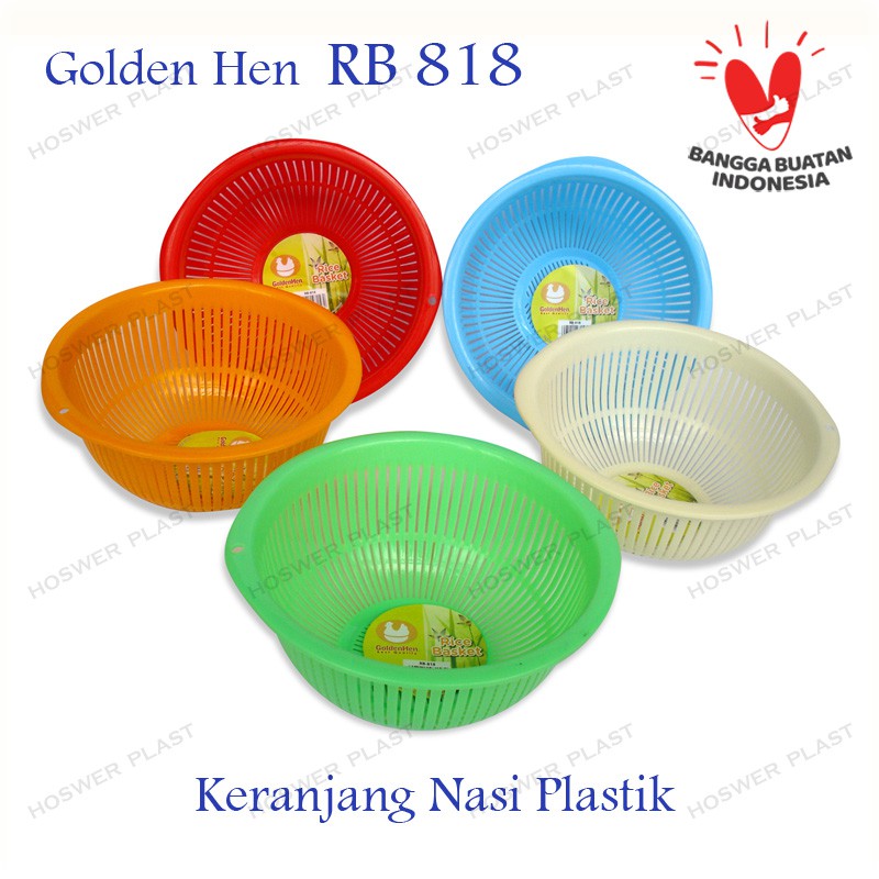Jual 12 bh Golden Hen Keranjang Nasi / Keranjang Sayuran / Baskom Nasi ...