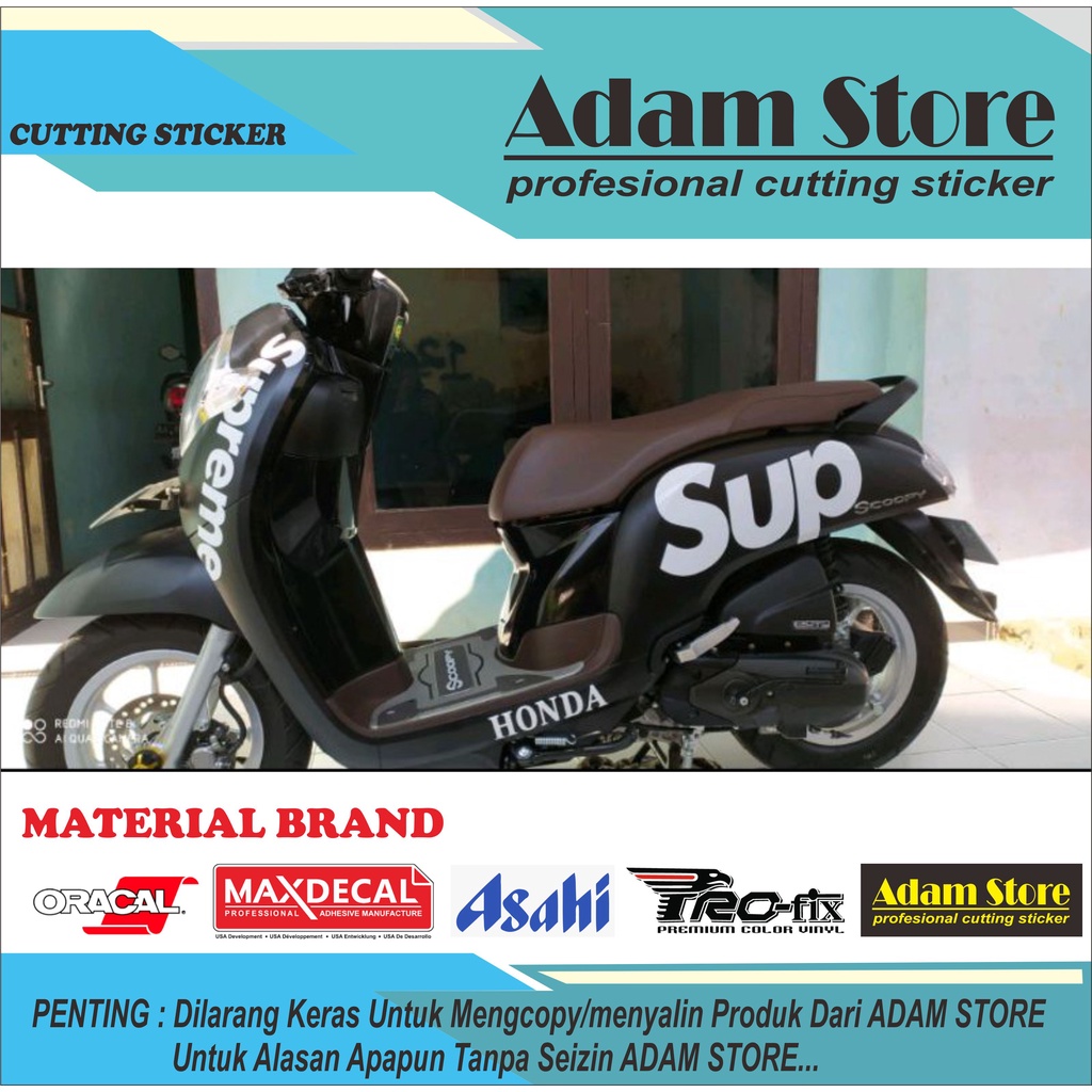 Jual sticker honda scoopy sticker scoopy sticker Supreme sticker sup ...