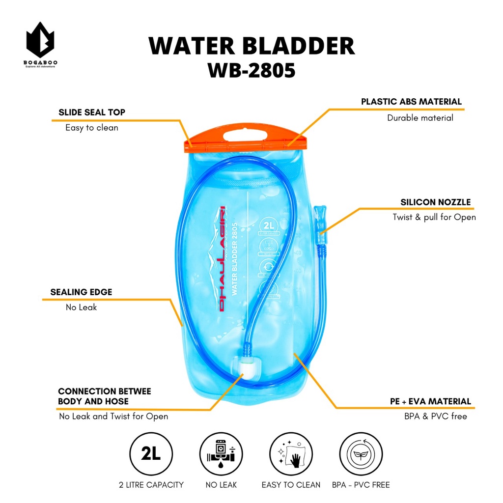 Jual (COD) Dh waterbladder 2805 dhaulagiri - waterblader - water blader ...
