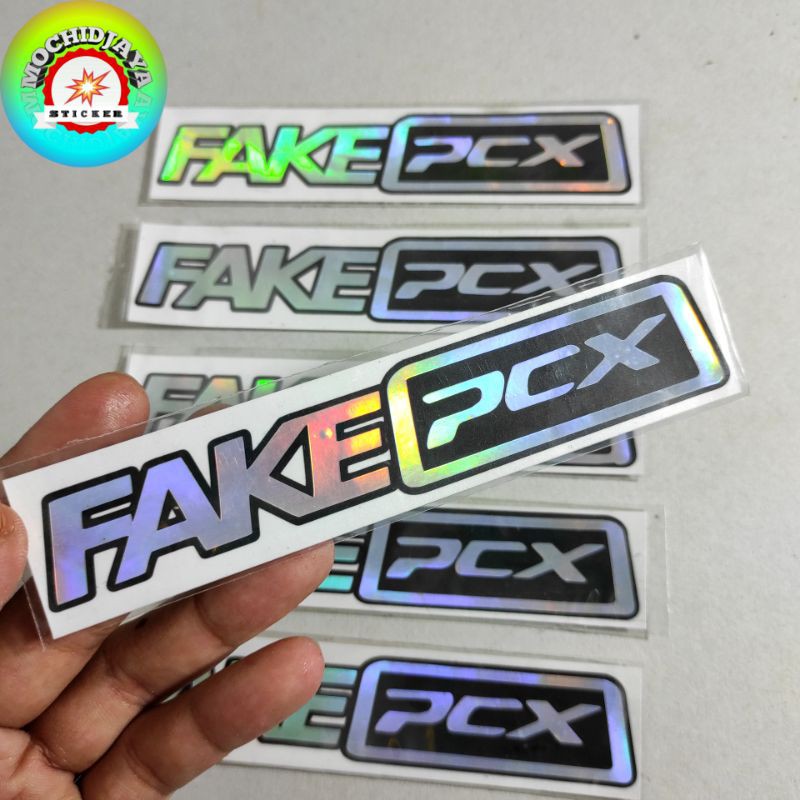 Jual Stiker cutting fake pcx hologram sticker fake pcx hologram terbaik ...