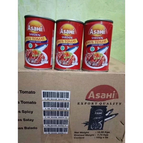 Jual sarden asahi /sarden acak(155) gram | Shopee Indonesia