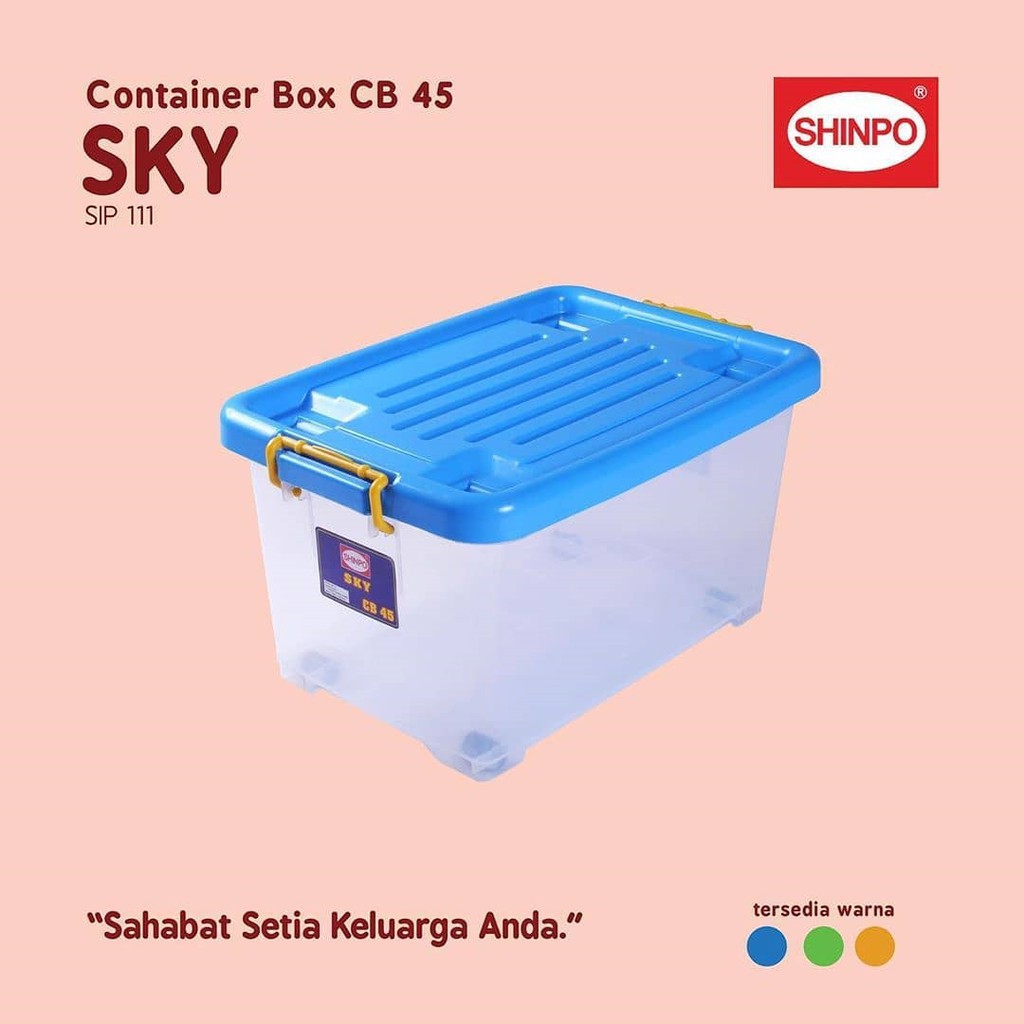 Jual Box Kotak Container Plastik Serbaguna Shinpo CB45 (Pengiriman ...