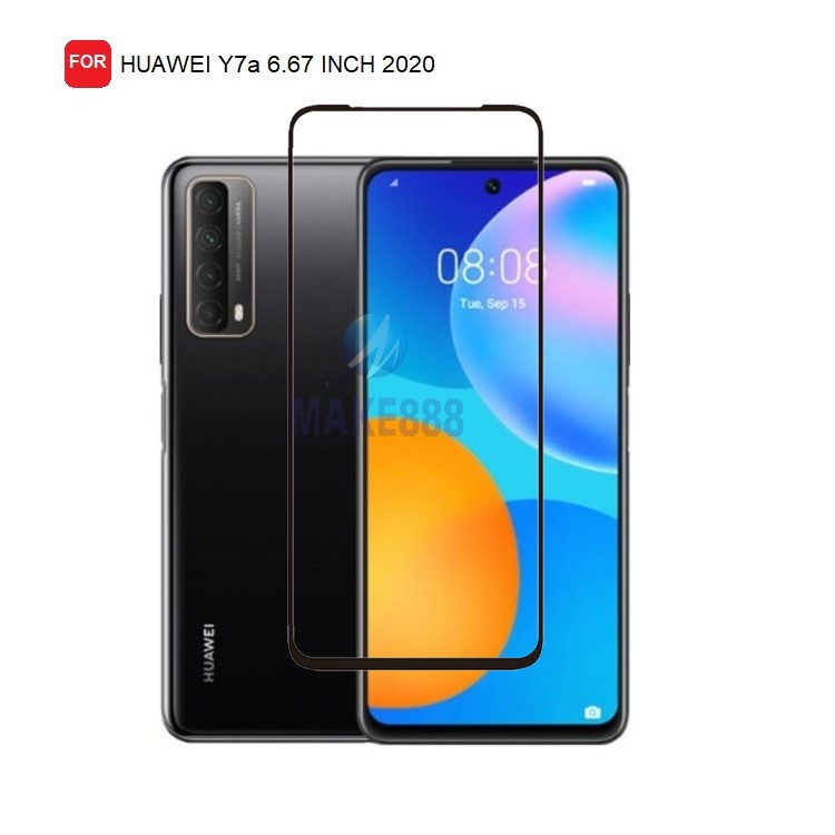 Jual Tempered Glass 5D 9D For HUAWEI Y7A Full Lem Full Layar Kaca ...