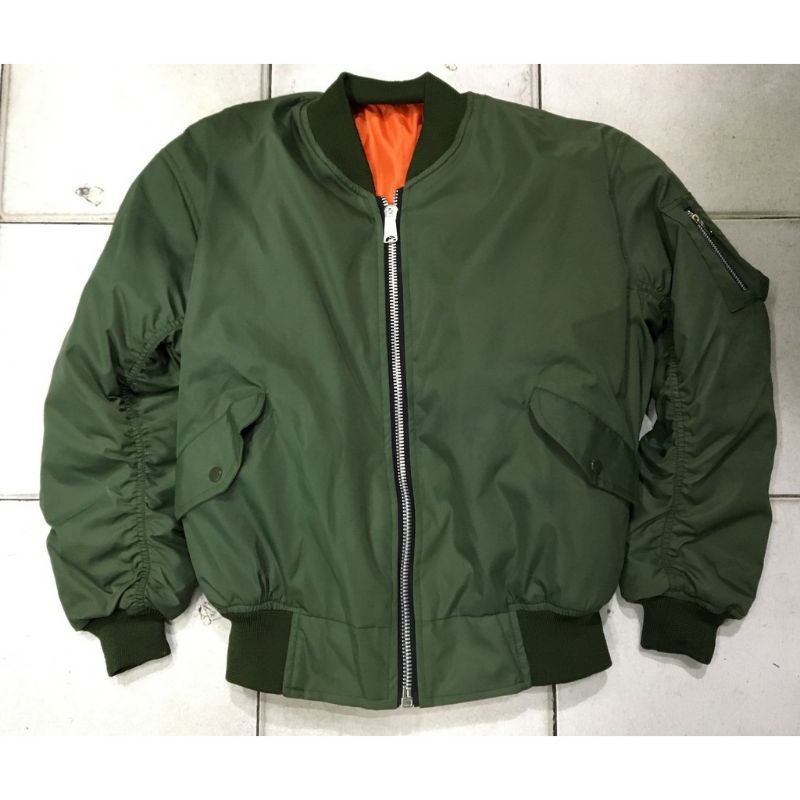 Jual jaket BOMBER polos waterprof.. | Shopee Indonesia