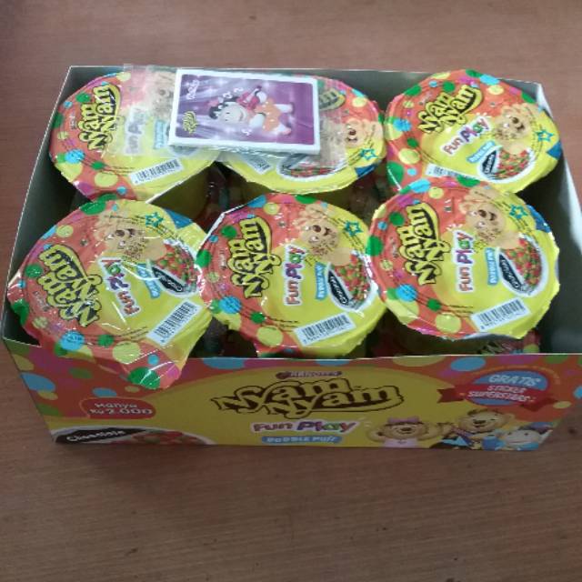 Jual Nyam Nyam Bubble Puff Fun Play 12pcs Shopee Indonesia