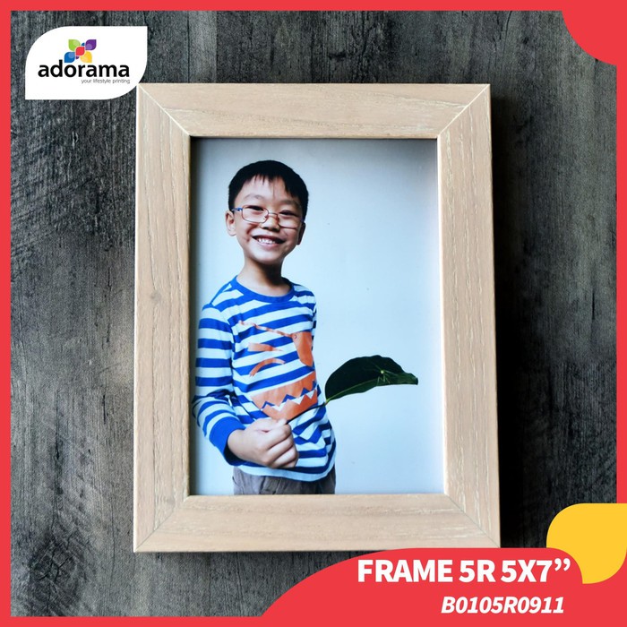 Jual Adorama Frame kaca ukuran 5R kayu natural | Shopee Indonesia