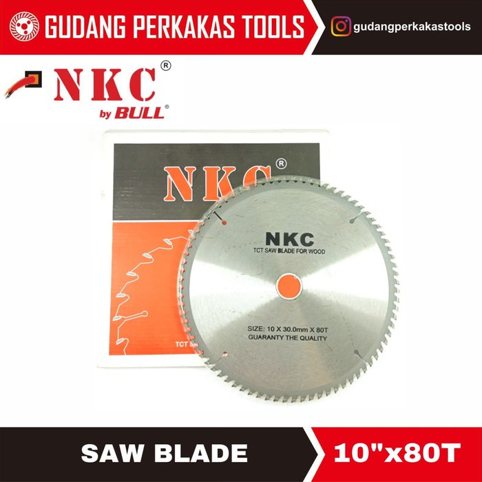 Jual SBO TCT Circular Saw Blade 10"x80T NKC SEBELUM KEHABISAN | Shopee ...