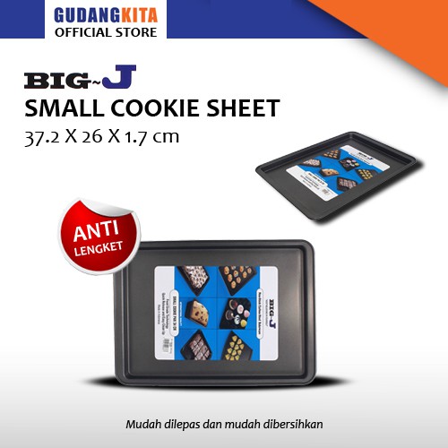Jual LOYANG BISKUIT KECIL / SMALL BIG-J 4020 COOKIE SHEET 37,2X26X1,7cm ...