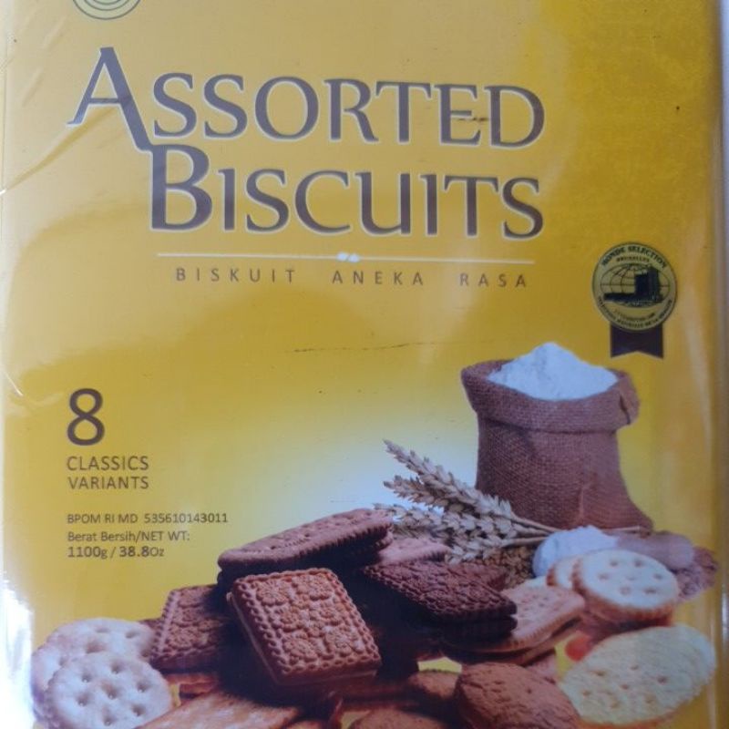 Jual Nissin Assorted Biscuits 8 Classics Biskuit Kaleng 1100gr | Shopee ...