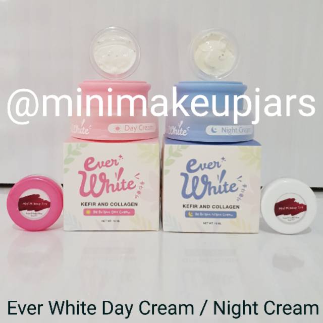 Jual Ever White Day Cream , Night Cream Share in jar everwhite | Shopee ...
